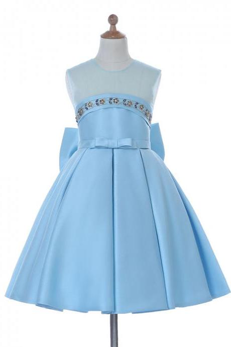 Baby Blue Flower Girl Dress | Luulla