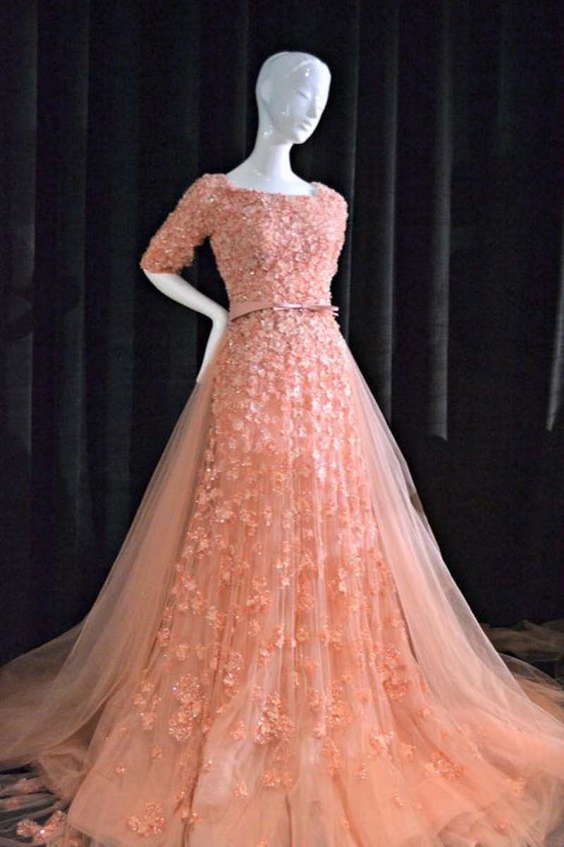 Charming Prom Dress Chiffon Prom Dress Beading Prom Dress Sweetheart ...