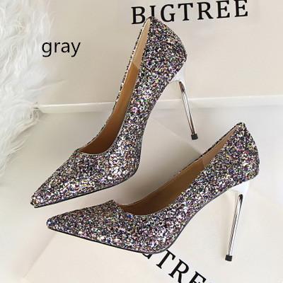 2019 Fashion 8 Colors Wedding Shoes Women's High Heels Shoes Classic ...