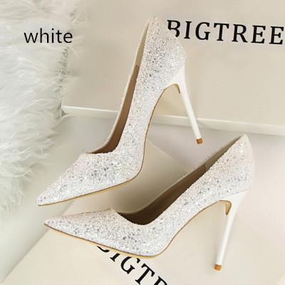 2019 Fashion 8 Colors Wedding Shoes Women's High Heels Shoes Classic ...